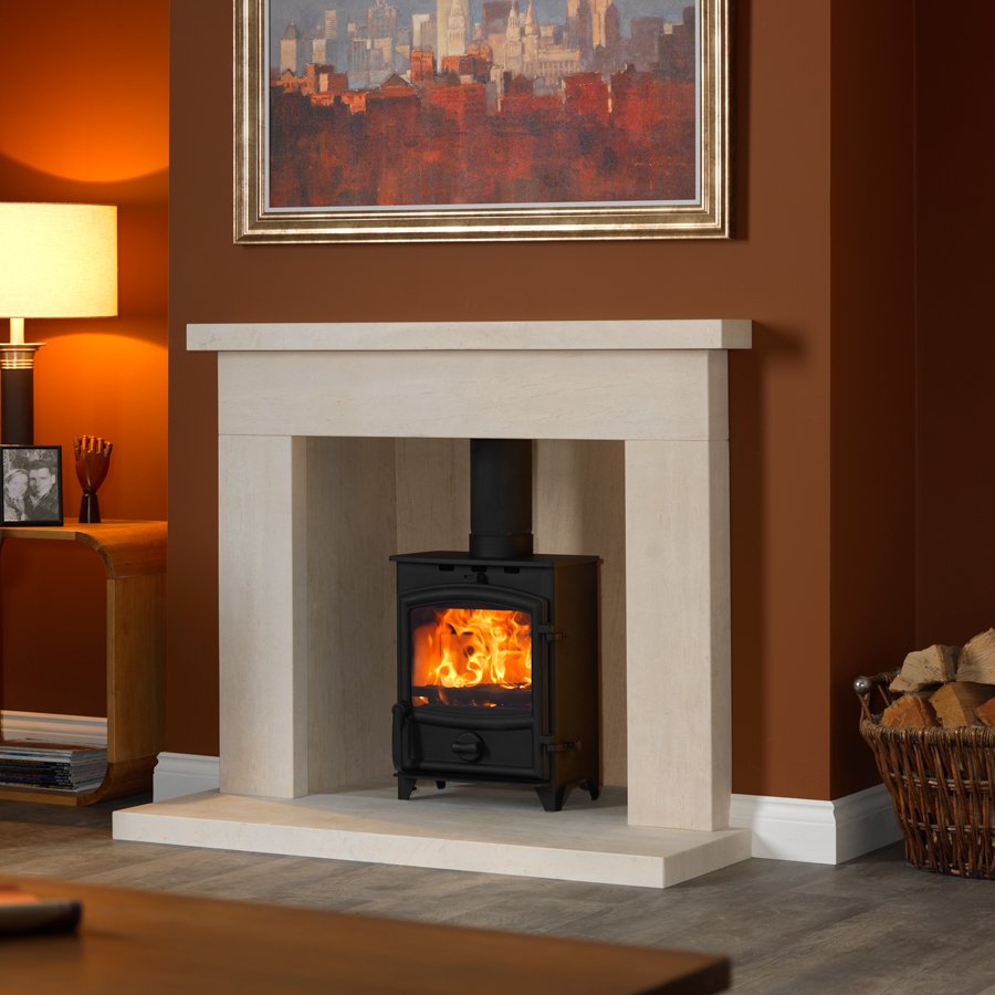 Fireline 4kW Stove with Curved Door | Multifuel Stoves | Bradley Stoves ...