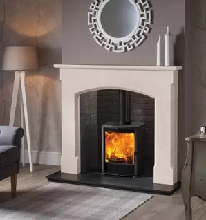 Capital Fireplaces Bellingham 54 Stone Mantel & Surround | Bradley ...
